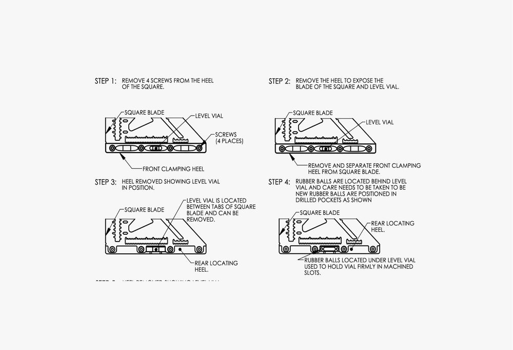 Martinez Square Level Vial Replacement – Martinez Tool Co.