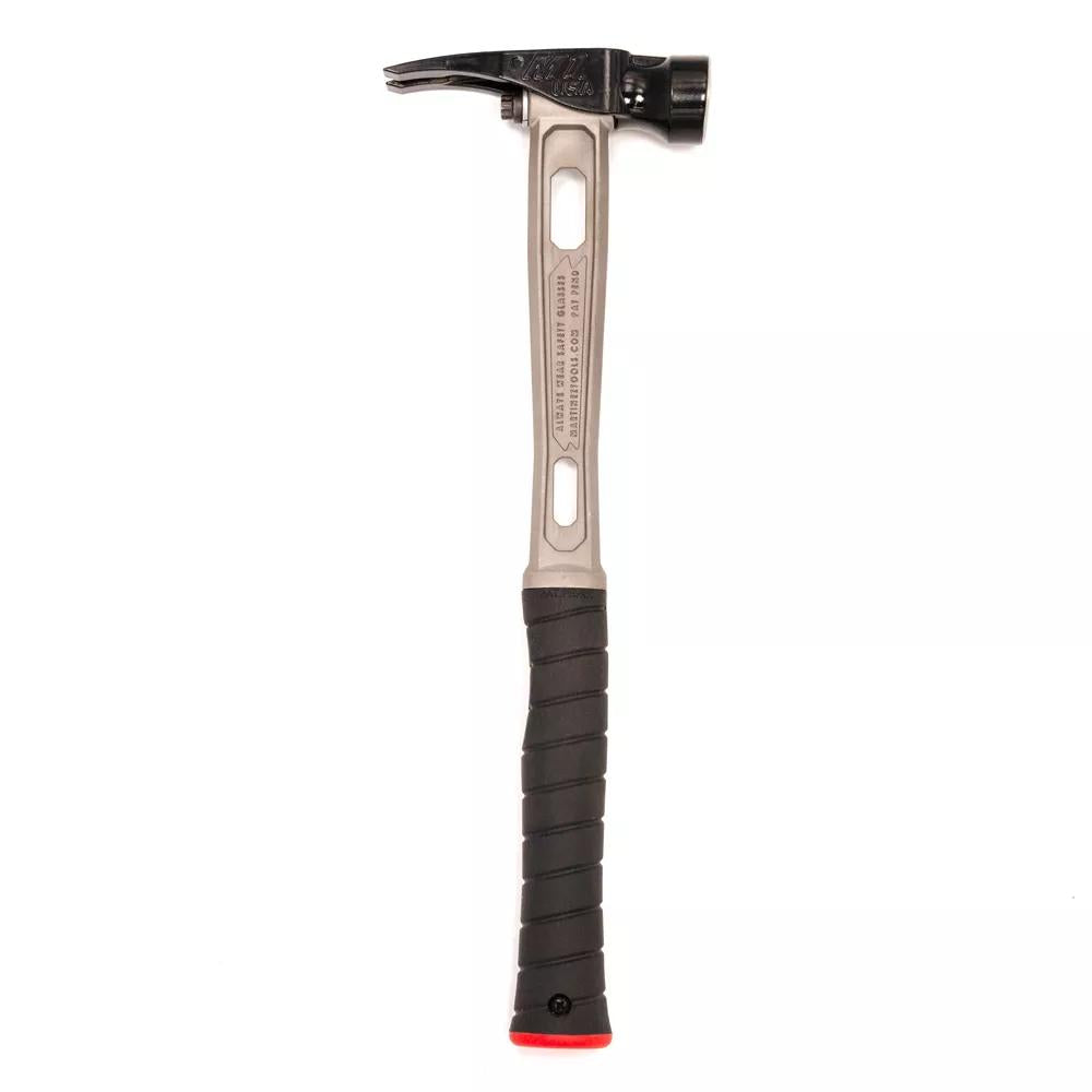 M1 Titanium Handle 15oz Smooth Steel Head Straight Grip Framing Hammer ...