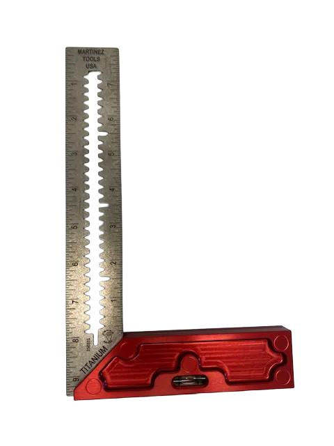 Martinez - Titanium Precision Square - (Red Anodized Heel) – Martinez ...